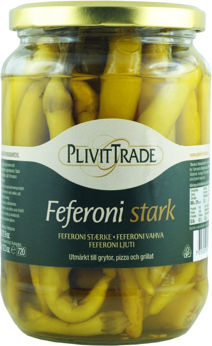 Köp BERGENDAHLS - 1512 - PLIVIT - PLIVIT FEFERONI STARK 620G (PLIVIT ...