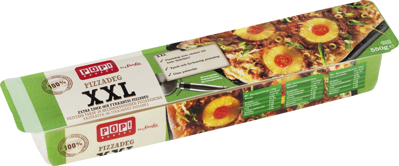 Köp BERGENDAHLS - 1512 - POP BAKERY - POP BAKERY PIZZADEG XXL 550G ...