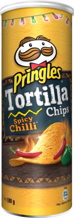 Köp Pringles Tortilla Spicy Chilli 180 g på delitea.se