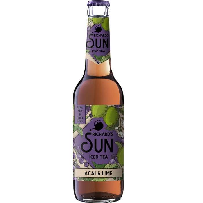 Köp Richard's Sun Iced Tea Acai & Lime 33cl på delitea.se