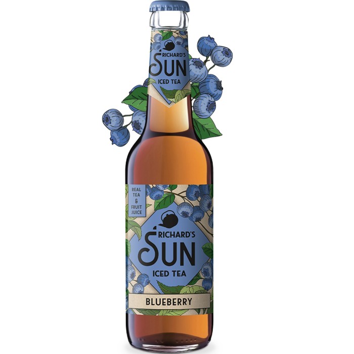 Köp Richard's Sun Iced Tea Blåbär 33cl på delitea.se