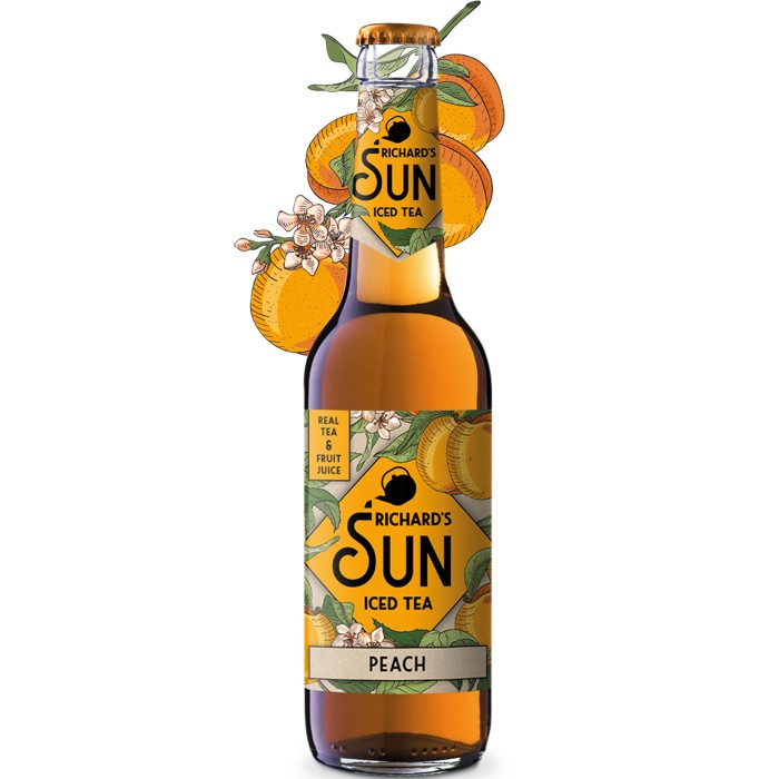 Köp Richard's Sun Iced Tea Persika 33cl på delitea.se
