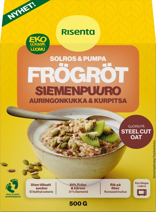 Köp Risenta Solros & Pumpa Frögröt 500 g på delitea.se