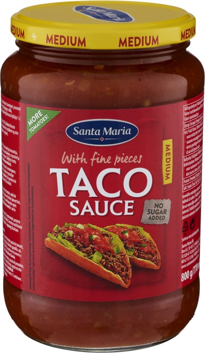 Köp Santa Maria Taco Sauce Medium 800 g på delitea.se