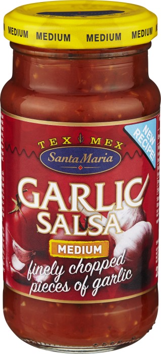 Köp Santa Maria Garlic Salsa Medium 230g på delitea.se