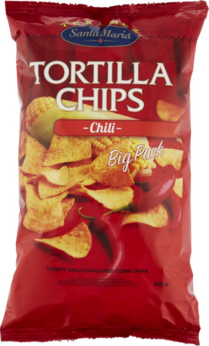 Köp BERGENDAHLS - 1512 - SANTA - SANTA TORT CHIPS CHILI 500G (SANTA ...