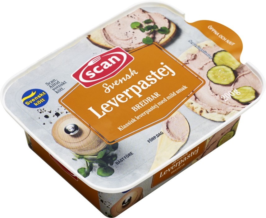 Köp BERGENDAHLS - 1512 - SCAN - SCAN LEVERPASTEJ BREDBAR 200G (SCAN AB ...