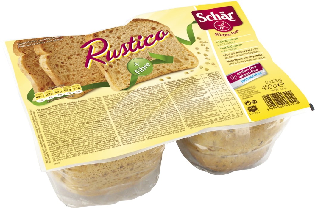 Köp Schär Rustico glutenfritt bröd 450 g på delitea.se