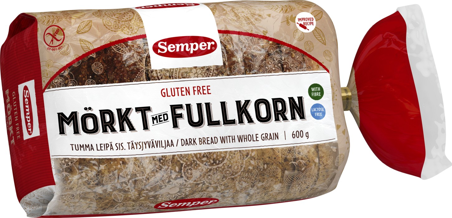 Köp Semper Mörkt med Fullkorn 600g på delitea.se