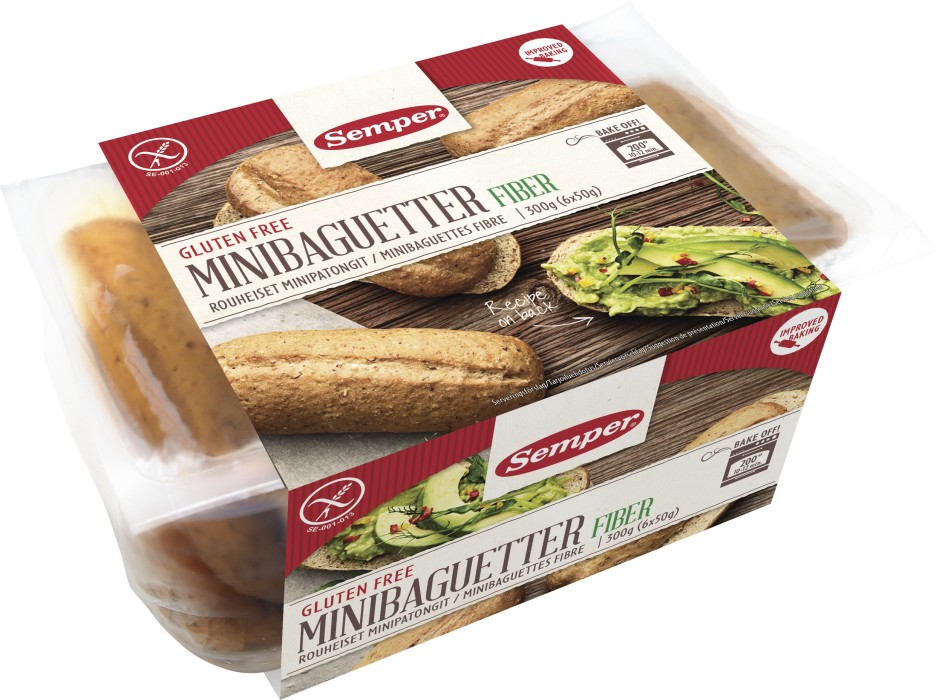 Köp Semper MINIBAGUETTER FIBER 300g på delitea.se