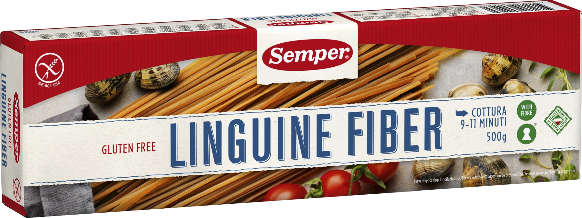 Köp Semper Fiber linguine 500g på delitea.se