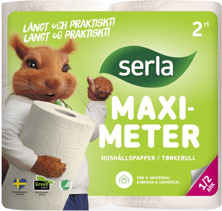 Köp Serla Hushållspapper Maximeter 2 p på delitea.se