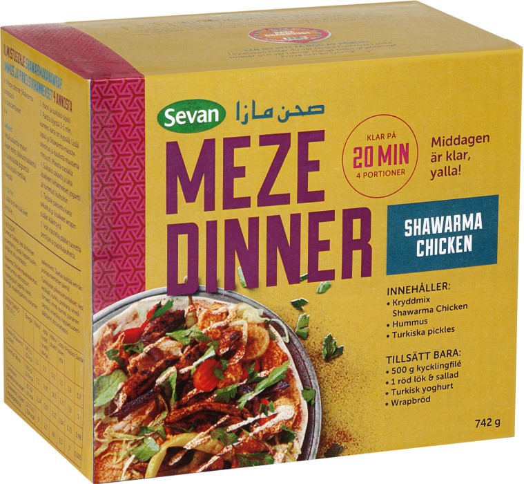 Köp Sevan Meze Dinner Chicken Shawarma 742 g på delitea.se