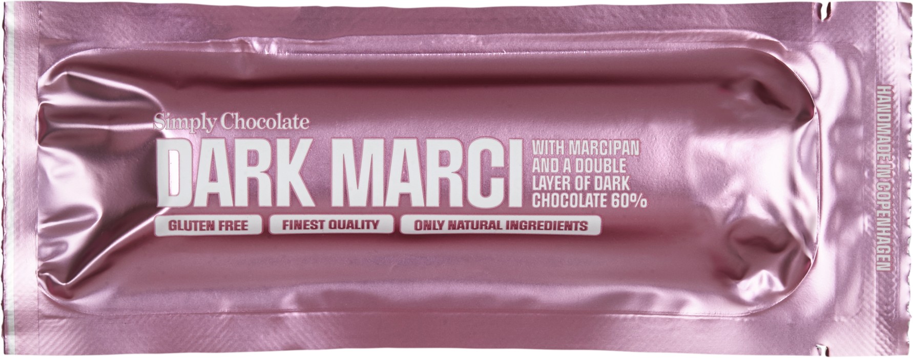 Köp Simply Chocolate Dark Marci 40G på delitea.se