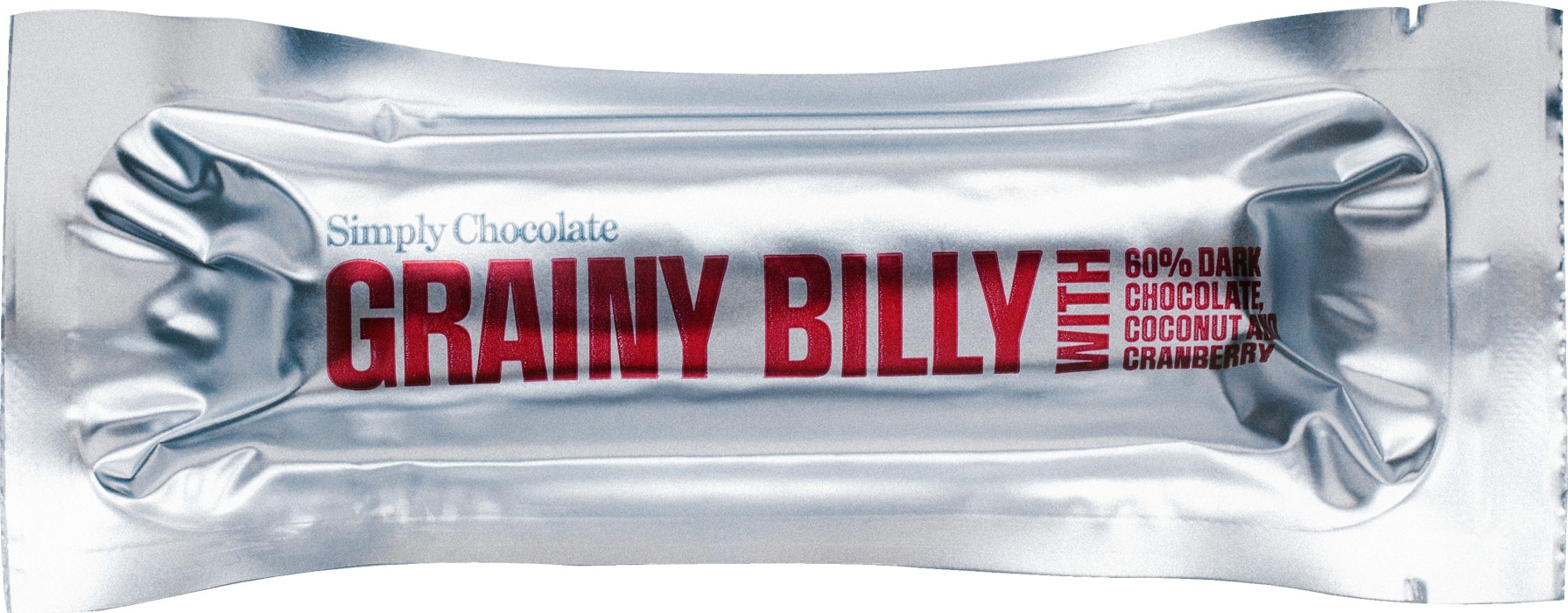 Köp Simply Chocolate Grainy Billy 40G på delitea.se