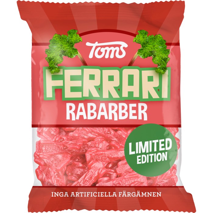 Köp Toms Ferrari Rabarber 120g på delitea.se