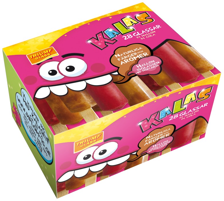 Köp BERGENDAHLS - 1512 - TRIUMF - TRIUMF GLASS KALAS COLA/HALLON 28P ...