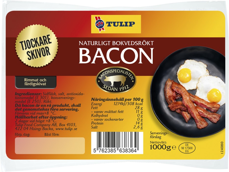 Köp BERGENDAHLS - 1512 - TULIP - TULIP BACON 1000G (TULIP FOOD COMPANY ...