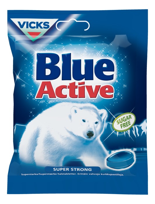 Köp Vicks BLUE ACTIVE SF BAG 75G på delitea.se