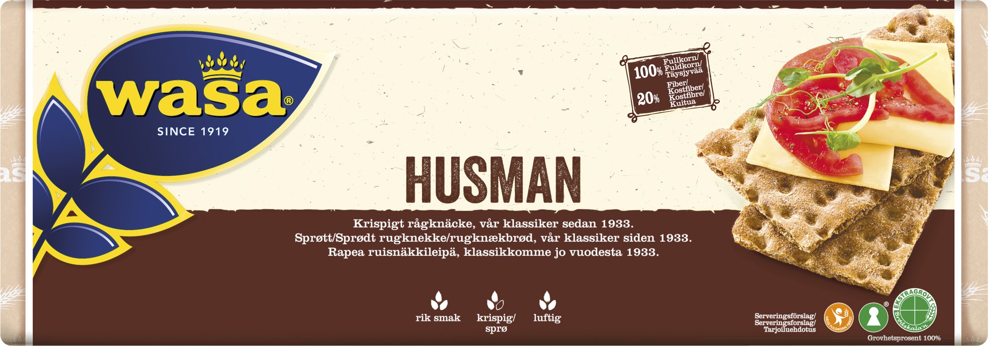 Köp Wasa Husman 520 g på delitea.se