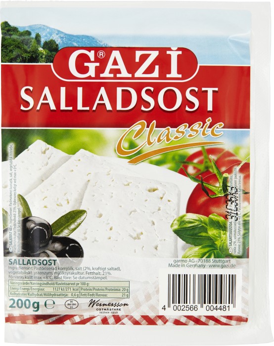 Köp BERGENDAHLS - 1512 - GAZI - WERN GAZI SALLADSOST 200G (WERNERSSON ...