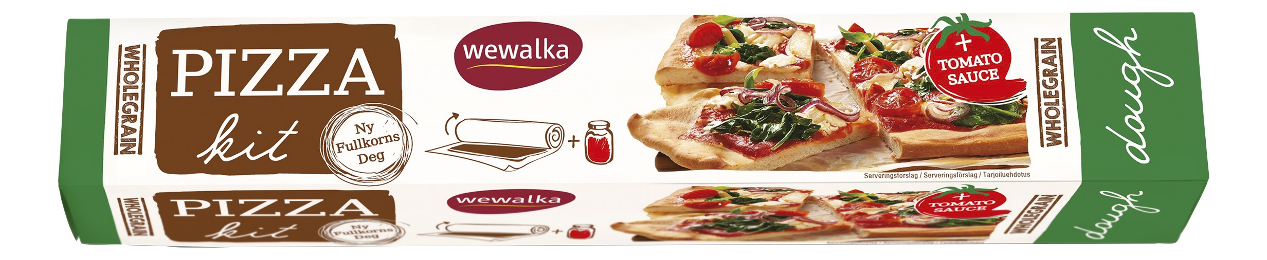 Köp BERGENDAHLS - 1512 - WEWALKA - WEWALKA FULKORNS PIZZA KIT 600G ...