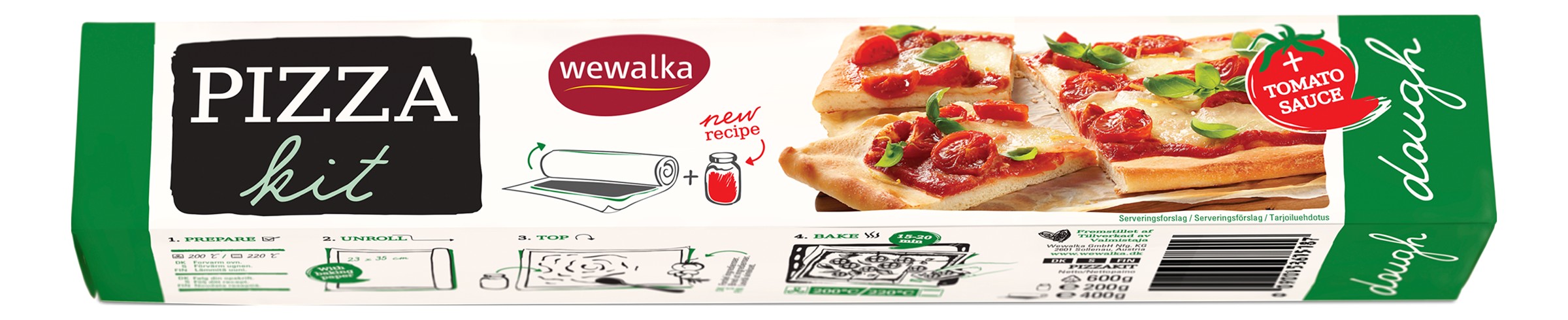 Köp BERGENDAHLS - 1512 - WEWALKA - WEWALKA PIZZA KIT 600G (WEWALKA GMBH ...