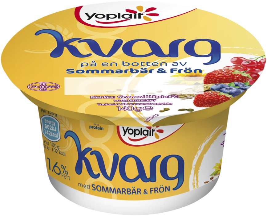 Köp BERGENDAHLS - 1512 - YOPLAIT - YOP KVARG FRÖN/BÄR 140G (GENERAL ...