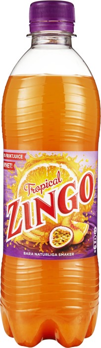 Köp Zingo Tropical PET 50 cl inkl. pant på delitea.se